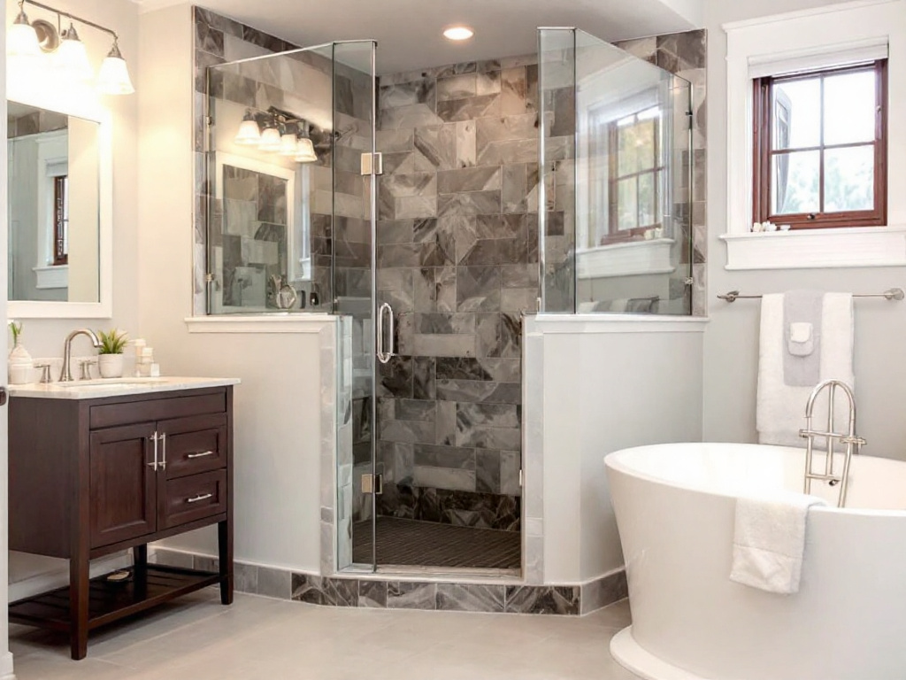 Billerica Bath Bliss: A Modern Walk-In Shower Transformation Comes To ...