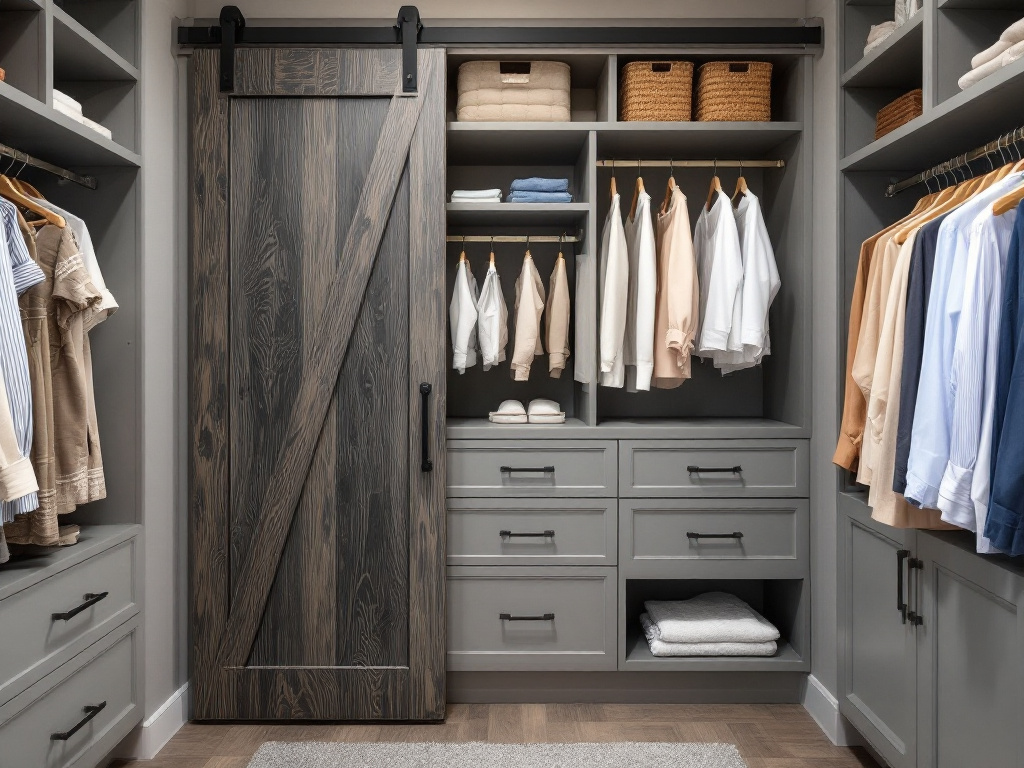 Master the Art of Custom Closet Transformation with Barn Door and Walk-in Feature - Top General ...