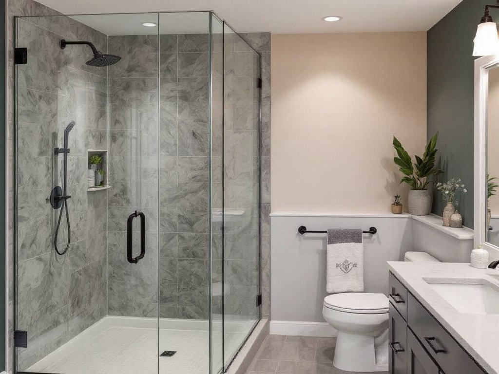 Elevate Your Bathroom Elegance with Custom Walk-In Shower Installation ...